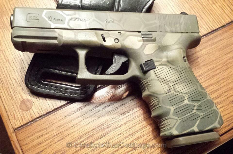 H-199 Desert Sand with H-226 Patriot Brown by Dave | Cerakote