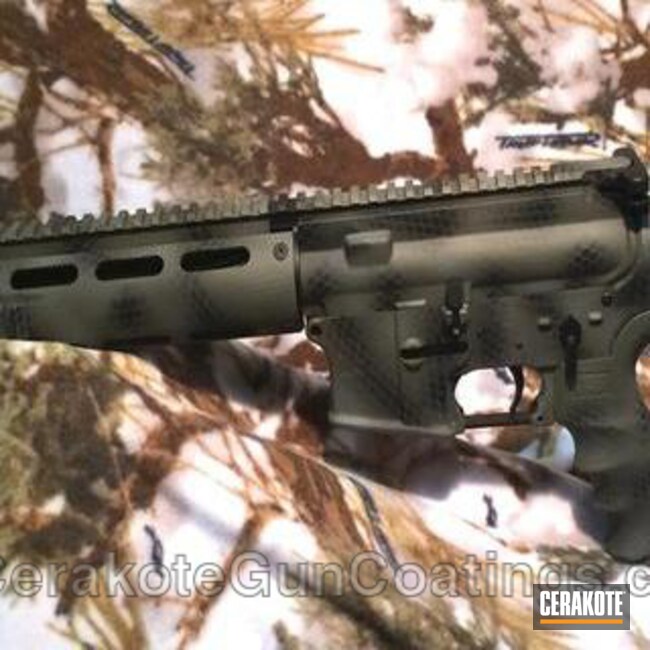 H-256 Desert Verde with H-146 Graphite Black by Chris DiCicco | Cerakote