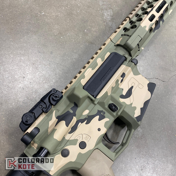 AR15 in H-146 Graphite Black, H-199 Desert Sand, and H-248 Desert Green ...