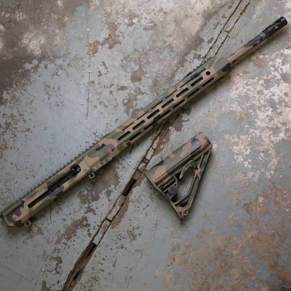 AR10, 308 coated in Graphite Black, O.D. Green and Flat Dark Earth ...