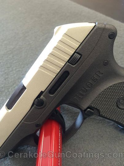 H-153 Shimmer Gold with H-112 Cobalt by Mark Scott | Cerakote