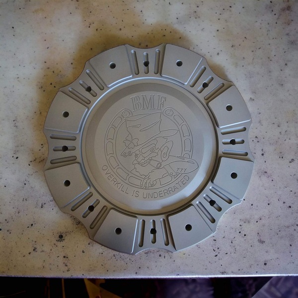 EDC BMF POKER CHIP DISPLAY IN SNIPER GREY | Cerakote