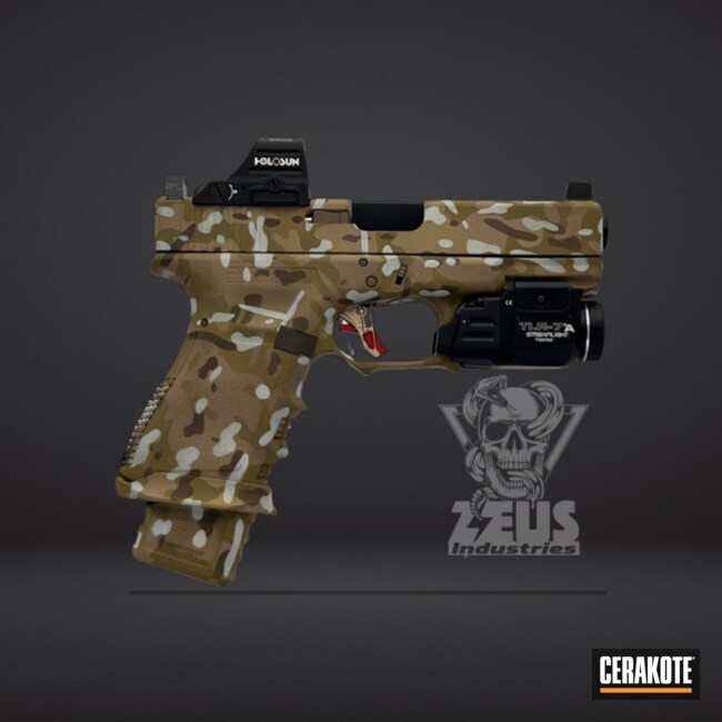 Glock With Desert Sand Multicam® Pale Green Chocolate Brown Benelli