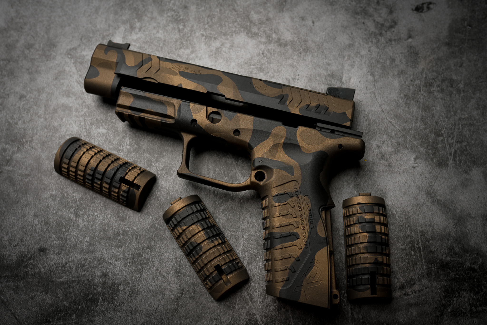 Springfield Armory coated with Armor Black, Midnight Bronze and Burnt ...