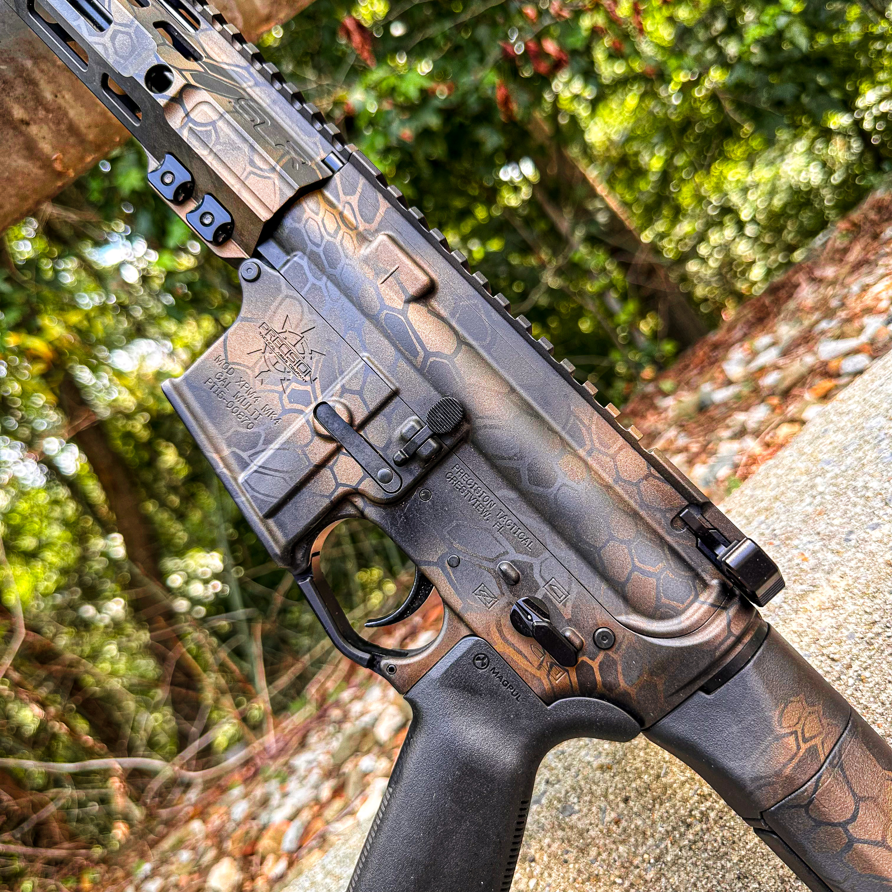 Precision Tactical Build with Bronze Kryptek | Cerakote