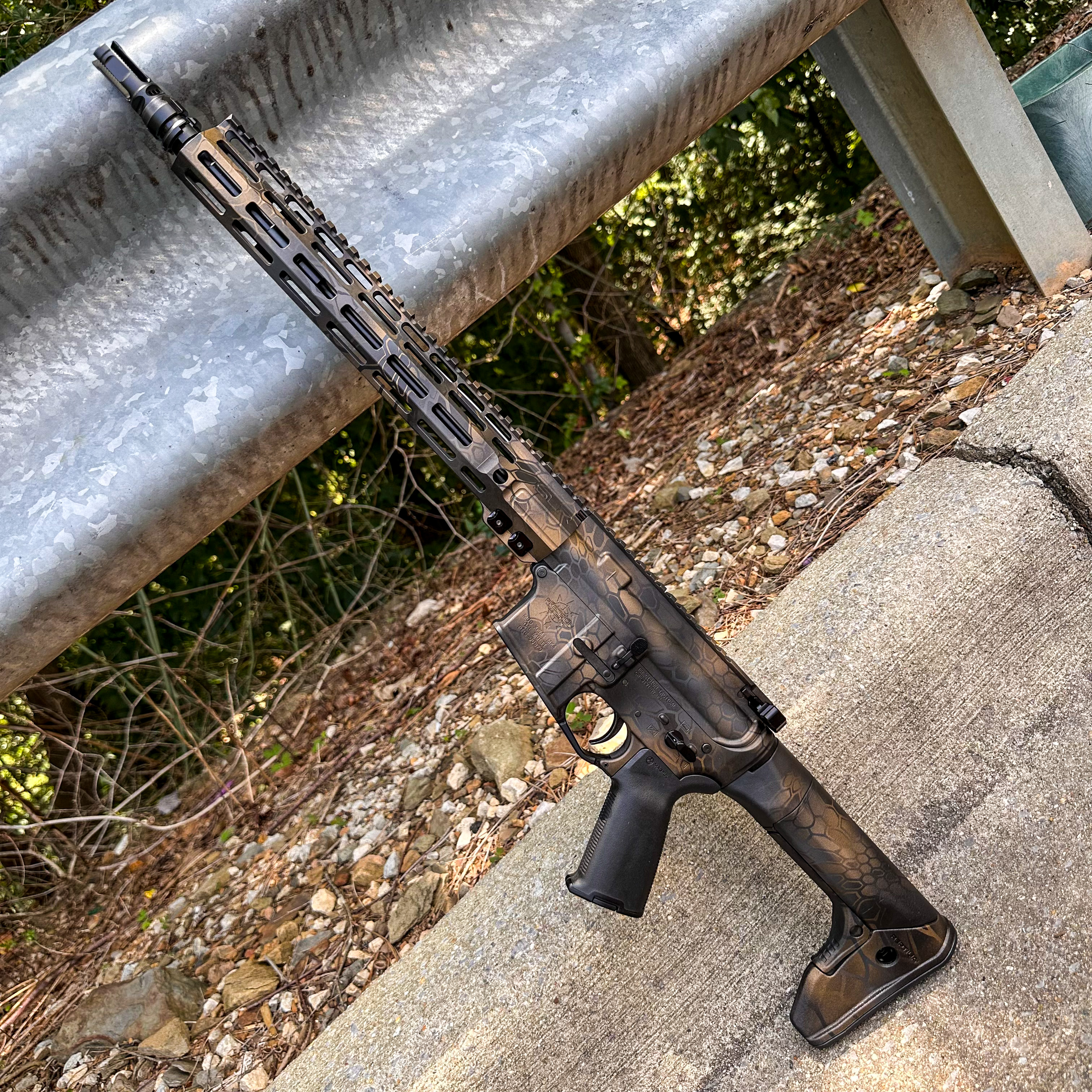 Precision Tactical Build with Bronze Kryptek | Cerakote