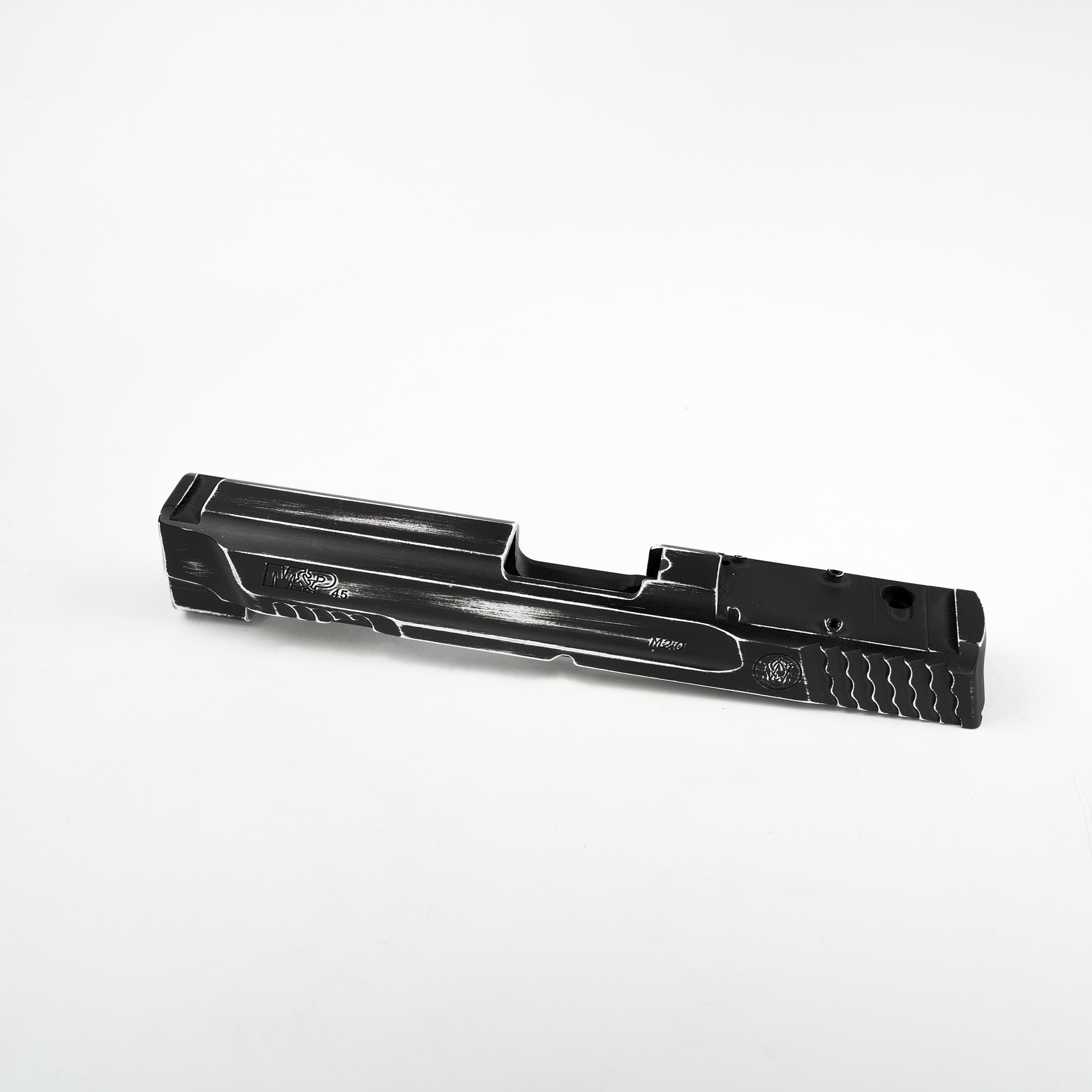 Battleworn- Snow White (H-136) & Armor Black (H-190) | Cerakote