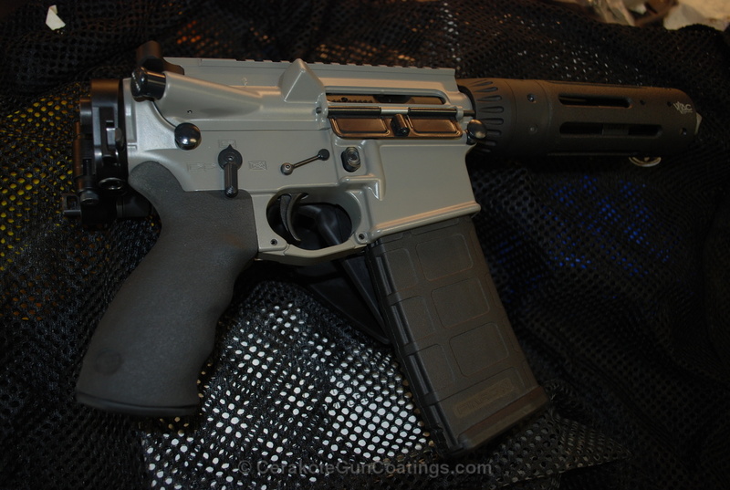 H-130 Combat Grey with H-190 Armor Black by Dave | Cerakote