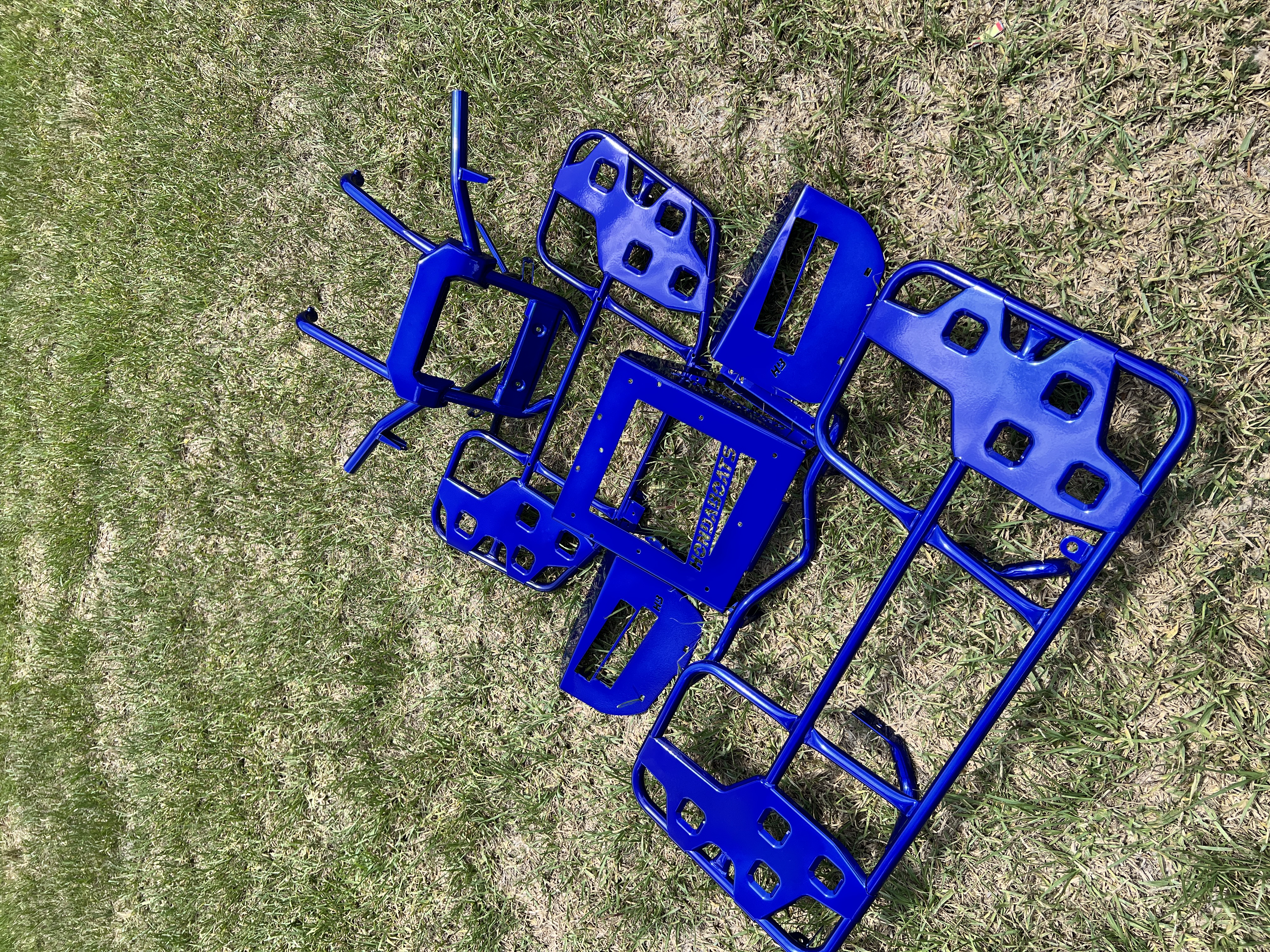 Honda Rancher finished in Lollypop Blue and Super Chrome Plus ...