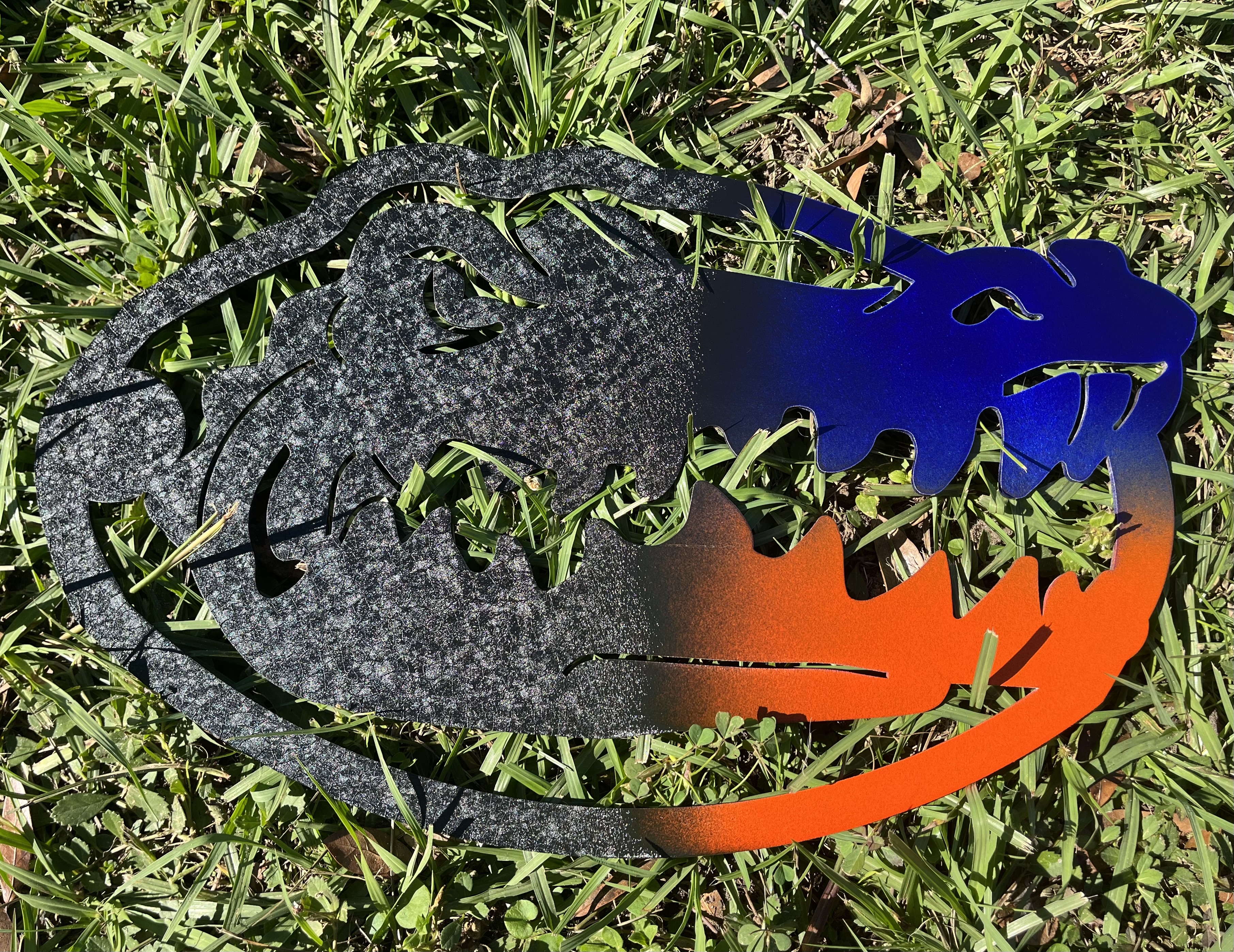 Custom Florida Gator head | Prismatic Powders
