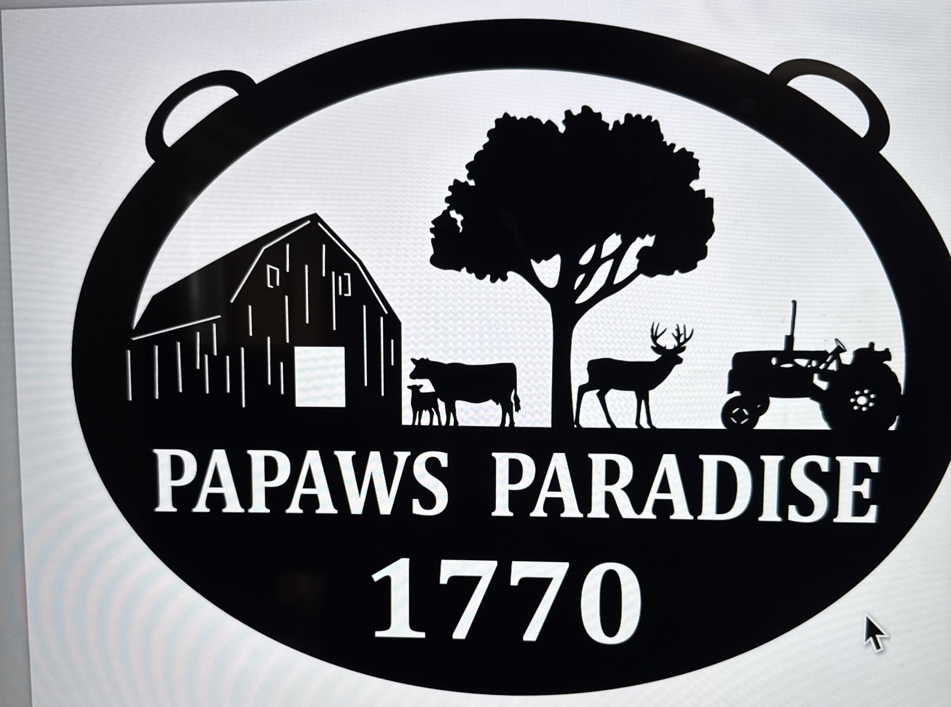 Custom Metal Sign using Beach Tan | Prismatic Powders