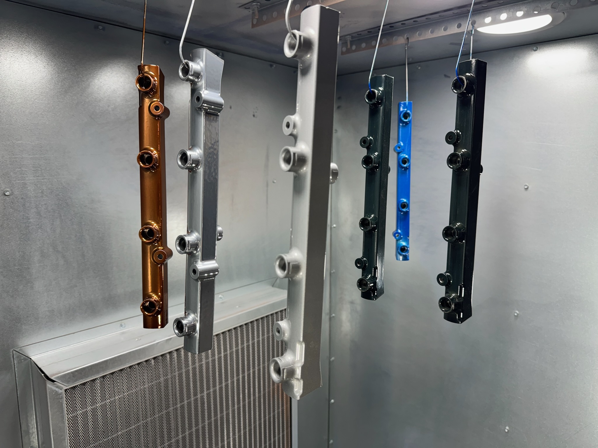 Fuel Rail Color Samples | Prismatic Powders