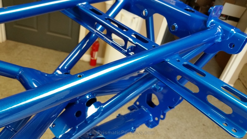 ILLUSION LITE BLUE Powder Coating Color | PMS-4621 | Prismatic Powders