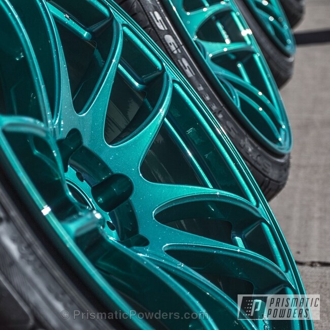 Base: Super Chrome Mid: H.d. Teal Top: Moondust Lime | Gallery Project ...