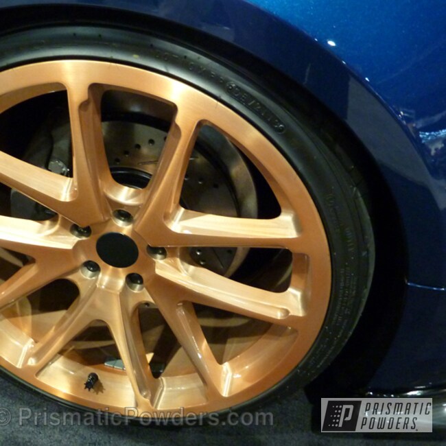 Golden Brass Powder Coating Color Ppb 1591 Prismatic Powders